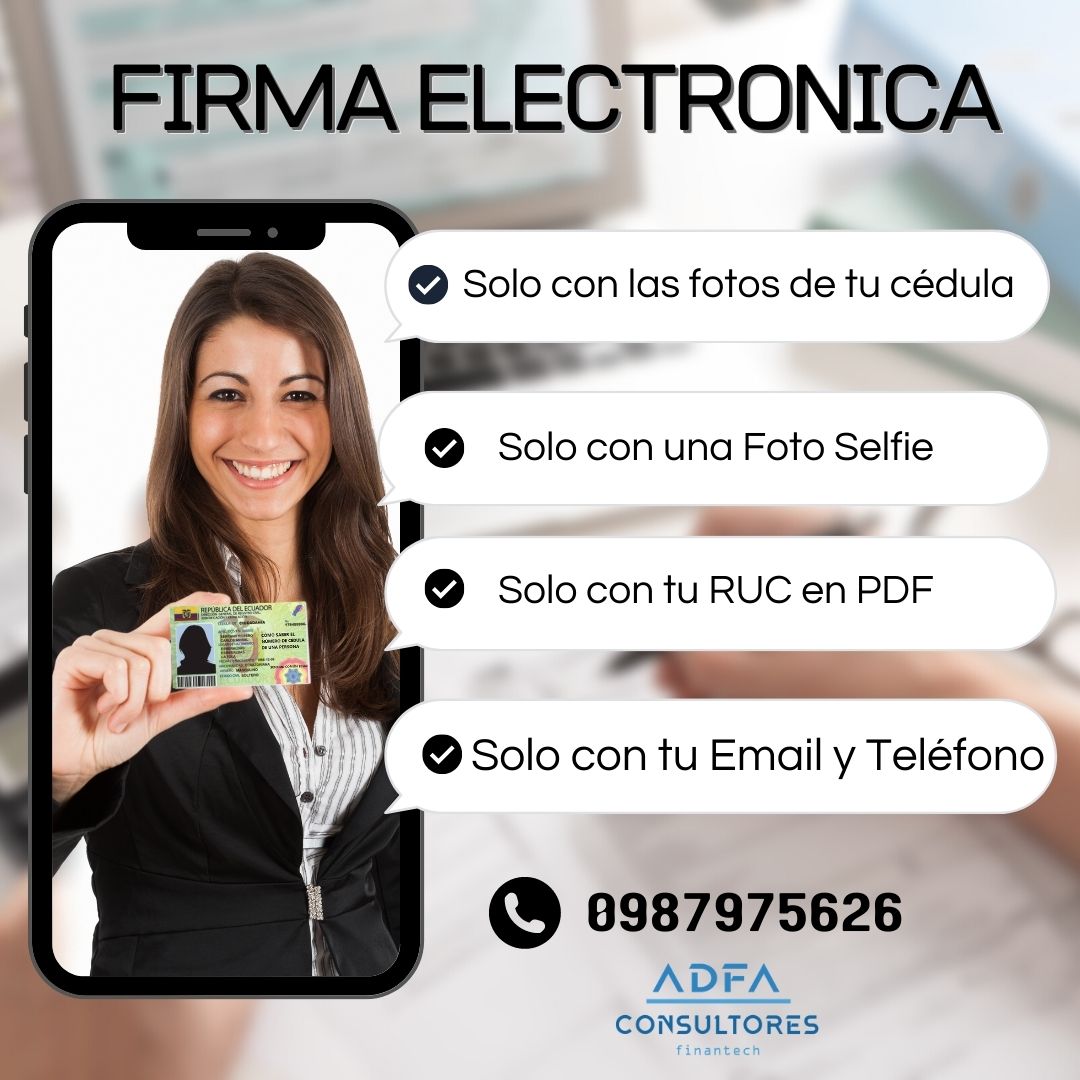 Firma Electronica - Adfaconsultores